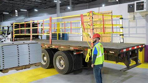 Flatbed Truck And Trailer Fall Protection Systems Truck Fall Prevention