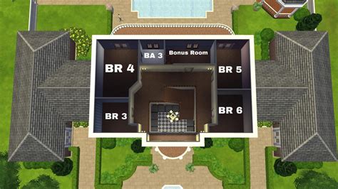 Base Game Geogian Style Mansion Rthesimsbuilding
