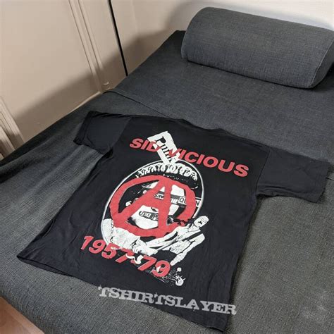 90s Sid Vicious Sex Pistols L Tshirtslayer Tshirt And Battlejacket