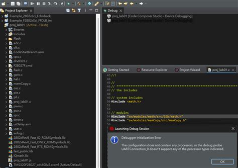 Tms320f28027f Ccs無法debug C2000™︎ 微控制器论坛 C2000 微控制器 E2e™ 设计支持