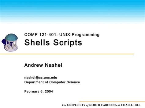 Shell Script Ppt