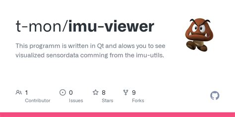Github T Mon Imu Viewer This Programm Is Written In Qt And Alows You To See Visualized