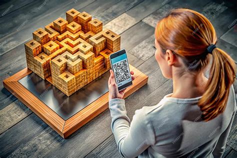 Flat 3d Isometric Woman Using Smartphone Scanning Qr Code Qr Code Verification Technology