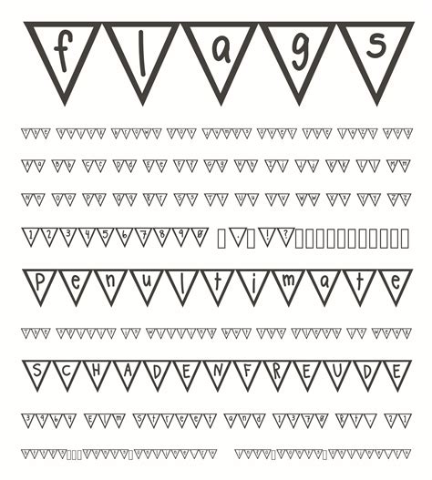 Flags Font