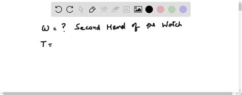 solved calculate angular velocity of a clocks second hand