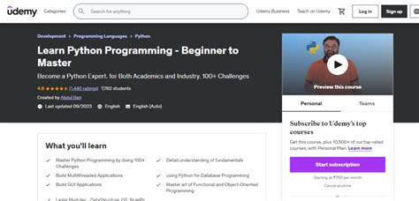 7 Best And Free Udemy Python Courses In 2025 January
