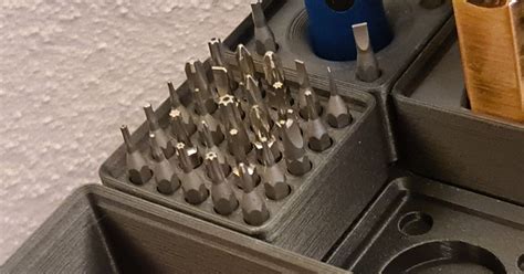 Gridfinity Bit Holder For 25 Bits By Surfalex2000 Download Free Stl