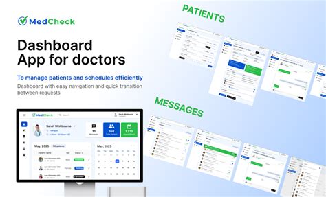 Medcheck Dashboard App For Doctors Anna Ponomarenko Uxui