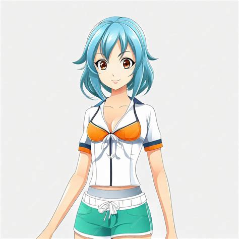 Premium Vector Cute Anime Bikini Girl
