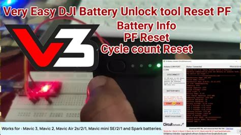 Dji Mavic Air Battery Cycle Count Reset Using Arduino Circuit Schools