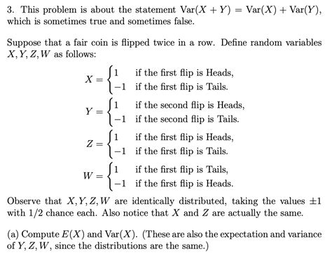 Solved 3 This Problem Is About The Statement