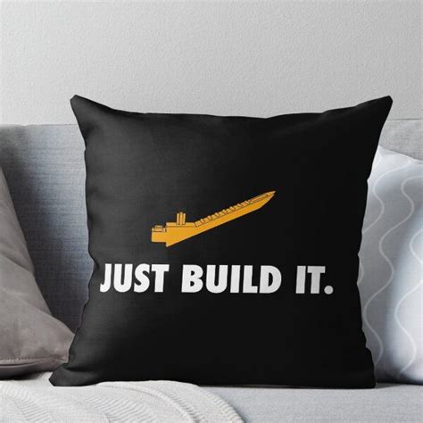 Just Build It Pillow For Sale By Polywen In 2024 Throw Pillows
