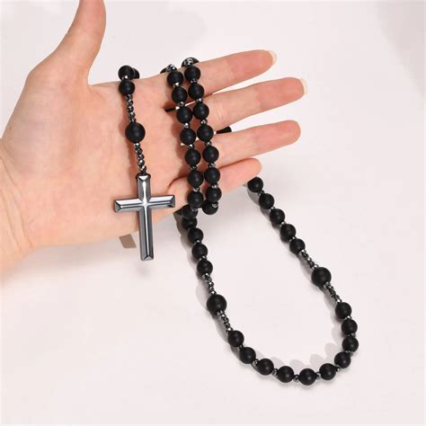Black Rosary Beads