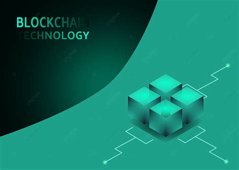 Blockchain Technology With 3d Rendering Concept Background Blockchain