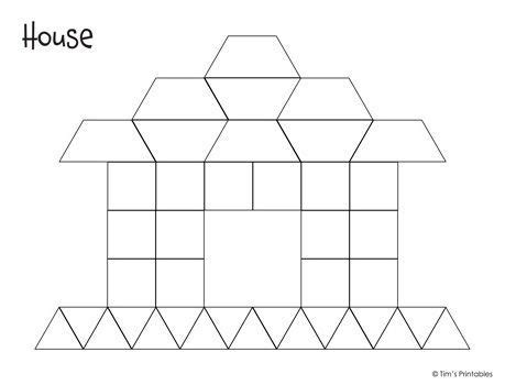Printable Pattern Block Templates Pattern Block Templates Pattern Blocks Printable Patterns