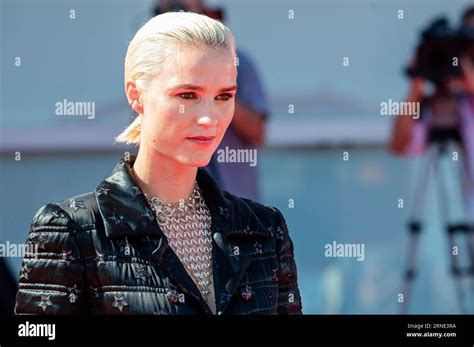 Venice Italy 1st September 2023 Amanda Collin Arrives At The