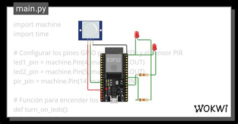 Movimiento Wokwi Esp32 Stm32 Arduino Simulator