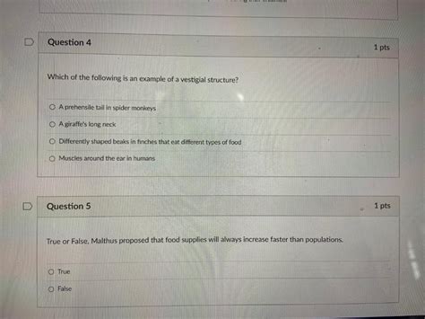 Solved Question 1 1 Pts Which Of The Following Scenarios