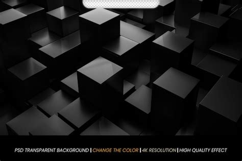 Premium Psd Psd Abstract Background With Cubes Volumetric Connection