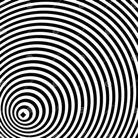 Abstract Geometric Concentric Rings Pattern Circle Lines Textured Background Stock Vector