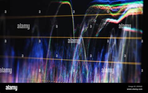 Color Grading Indicator Graph On Screen RGB Colour Correction Graphic Bar On Monitor In Post
