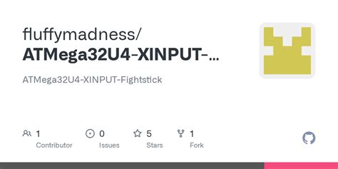 Github Fluffymadnessatmega32u4 Xinput Fightstick Atmega32u4 Xinput Fightstick