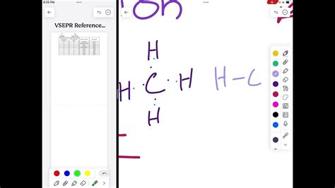 Lewis Structure And Geometric Vsepr Shape Ch4 Youtube