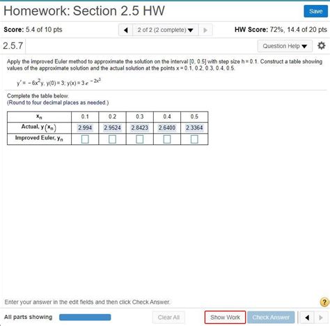 Solved Homework Section 2 5 Hw Save 2 Of 2 2 Complete Hw