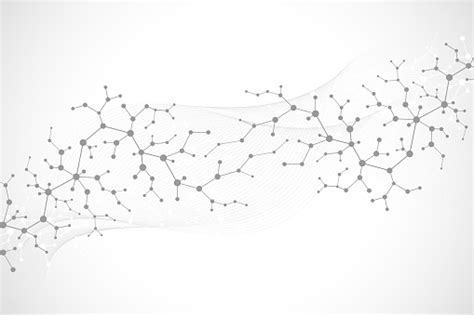 과학적인 분자 의학 과학 기술 화학에 대 한 배경 벽지 또는 Dna 분자와 배너입니다 벡터 기하학적 동적 그림입니다 벡터에 대한 스톡 벡터 아트 및 기타 이미지 Istock