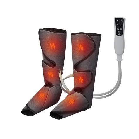 Skyshalo Leg Massager With Heat Air Compression Massage For Foot And Calf 3 Modes And 3 Intensities