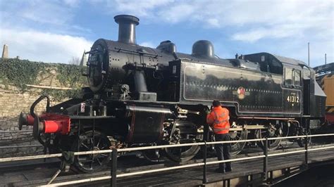 Ivatt 2 Tank No 41312 Returns Home To The Mid Hants Railway