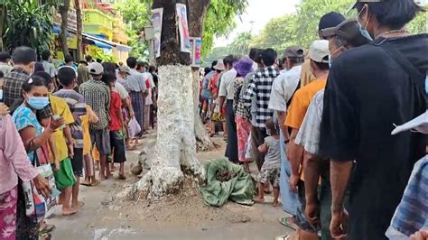 18 5 2023 သရက်တောကျောင်းတိုက် သဘာဝတရားရိပ်သာ၌ နေ့စဥ် ထမင်း ဟင်း အဟာရဒါန ကုသိုလ်ဘဏ်။ Ph