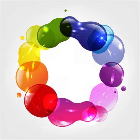 Color Neon Blobs With Bokeh Stock Vector Image By ©sammep 11608813