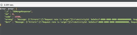 Mongodb Erro No Cosmos Db Request Rate Is Large Stack Overflow Em Português