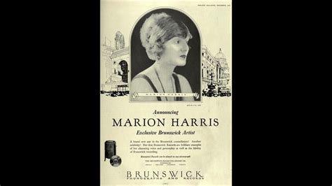 Im Just Wild About Harry Marion Harris 1922 Youtube