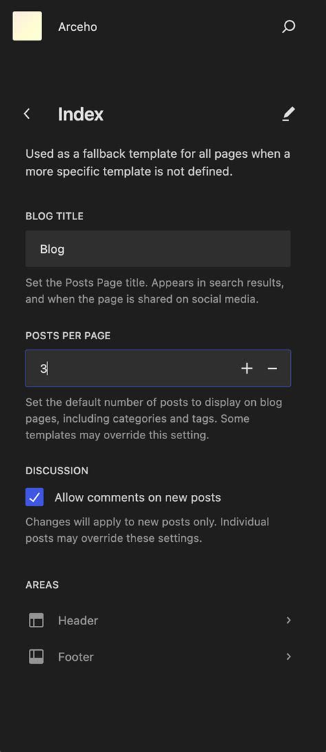 Add Template Part Shortcuts To All Template Detail Panels · Issue