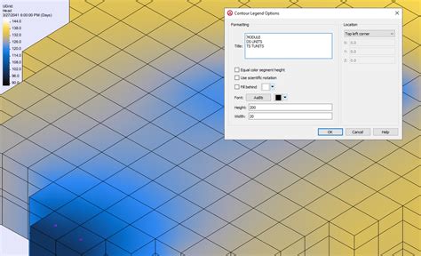 Utilizing Contour Legends Aquaveo And Water Resources Engineering News