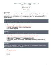 Homework ECON Pdf Homework Questions Econ Instructions