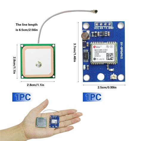 Gy Neo6mv2 Neo 6m Gps Module For Flight Control With Ultra Powerful Ceramic Antenna Arduino
