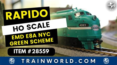 Ho Scale Rapido E8a New York Central Green Scheme Youtube