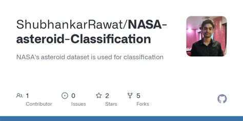 Github Shubhankarrawatnasa Asteroid Classification Nasas Asteroid