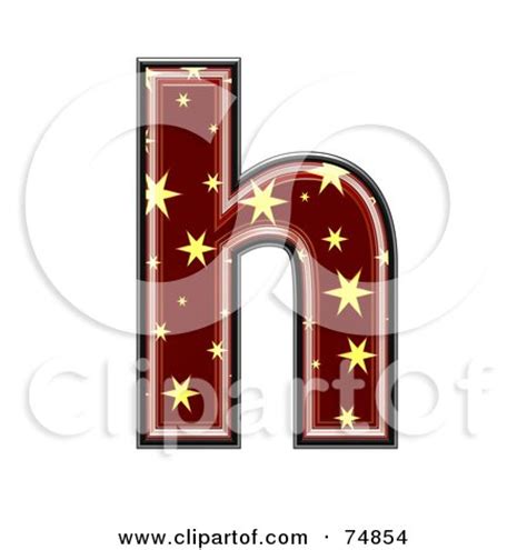 Starry Symbol Lowercase Letter H Posters Art Prints By Interior