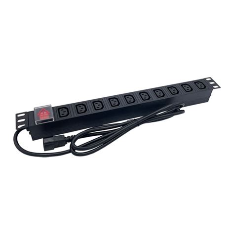 Powercool 1U PDU Horizontal Type 10Way 1.8m C14 Plug LN131474 ...