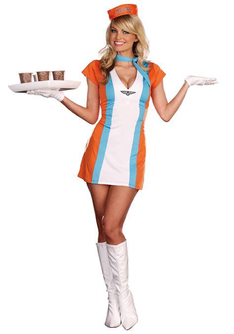 Sexy Vintage Flight Attendant Costume Halloween Costume Ideas 2023