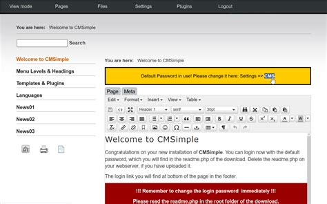 How To Reset Your Admin Password In CMSimple InMotion Hosting