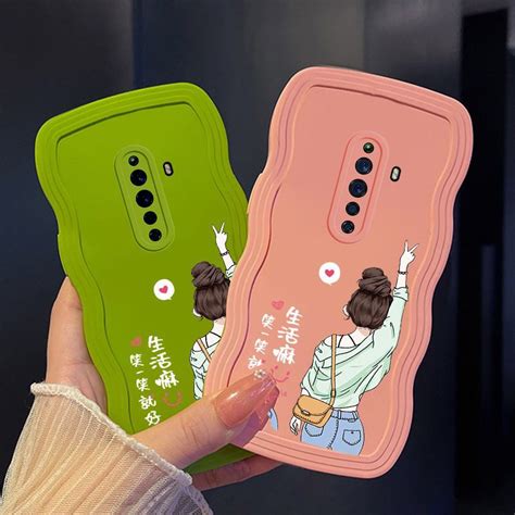 Case OPPO Reno F Cute Girl Silicone Phone Case OPPO Reno Reno Reno Soft Motivating Words Cover