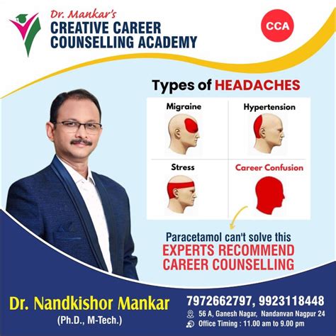 Career Counseling For Headaches By Dr Mankar Dr Nandkishor Mankar