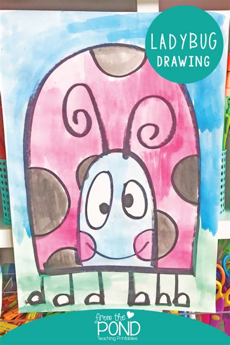 Ladybug Drawing From The Pond