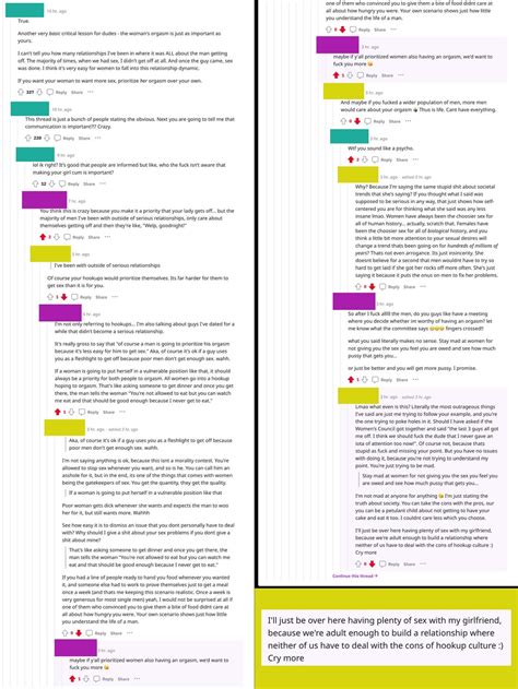 Dude Gets Big Mad After I Commented That A Lot Of Men Dont Care About