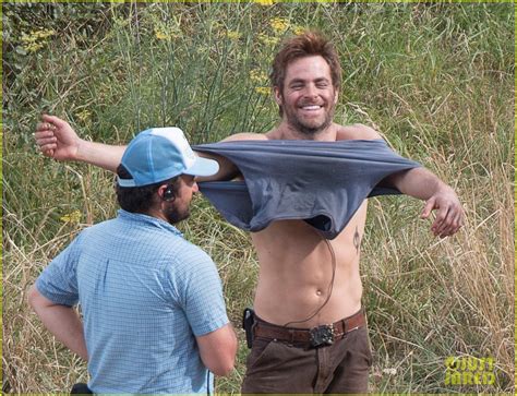 Chris Pine Showing Off His Gorgeous Smile And Shirtless Body Makes Our